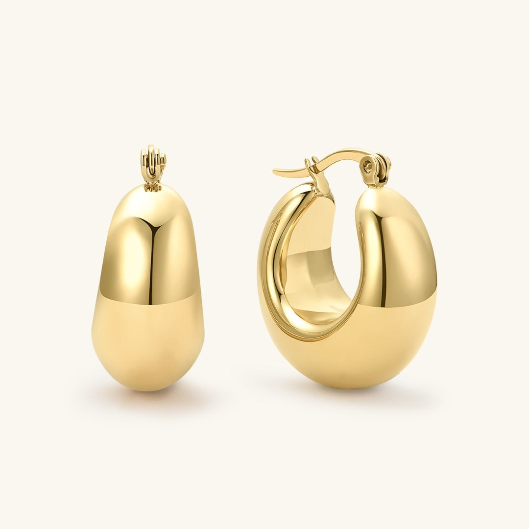 Bubble Hoops – Heart Made of Gold