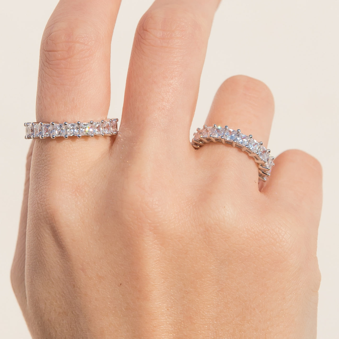 Princess Cut Ring – Heart Made of Gold